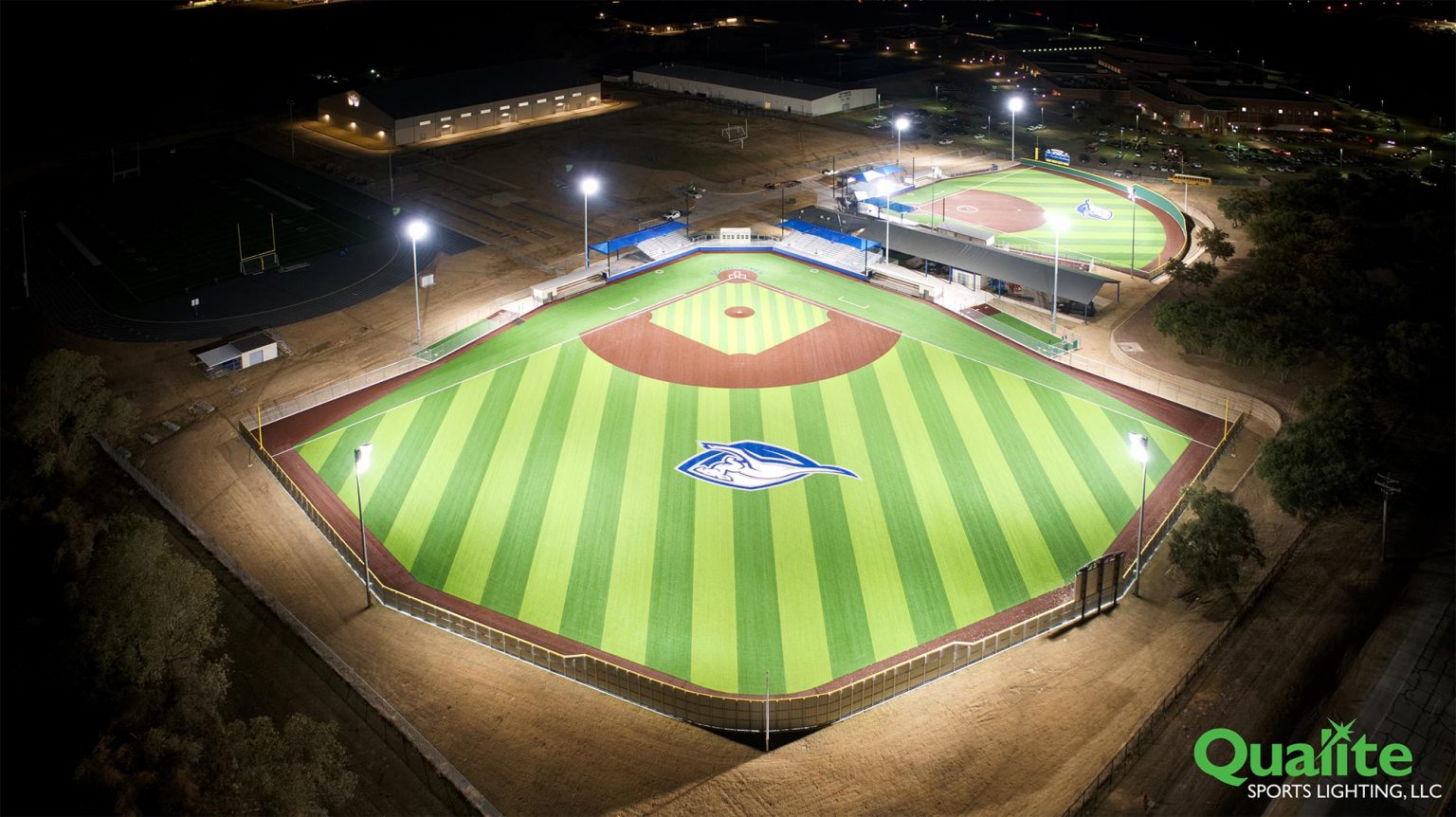 Weatherford ISD Baseball and Softball Field - Qualite Sports Lighting