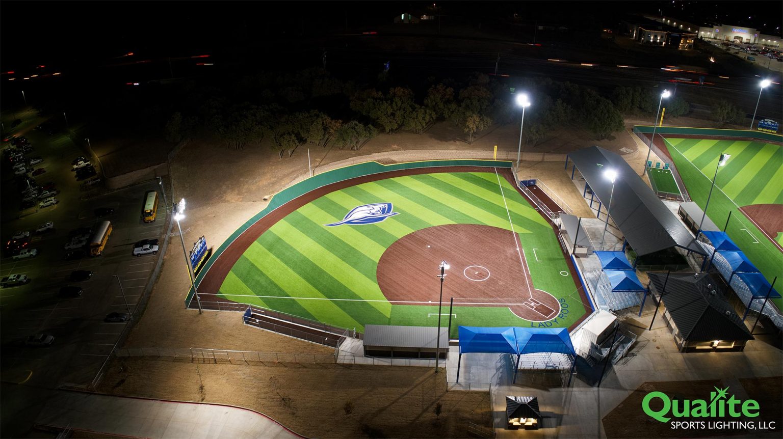 Weatherford ISD Baseball and Softball Field - Qualite Sports Lighting