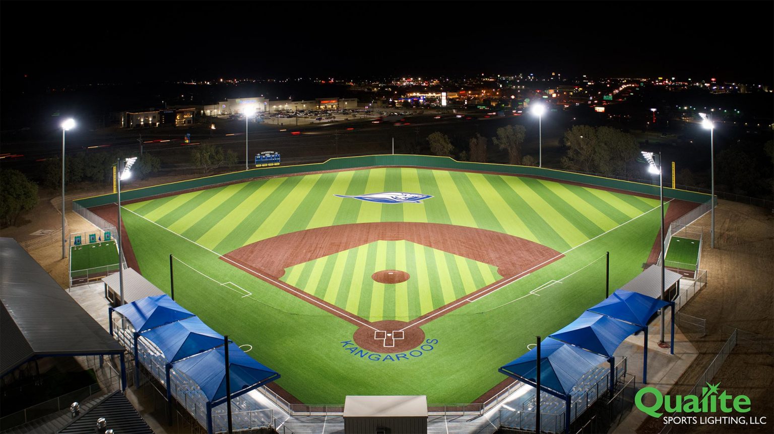 Weatherford ISD Baseball and Softball Field - Qualite Sports Lighting
