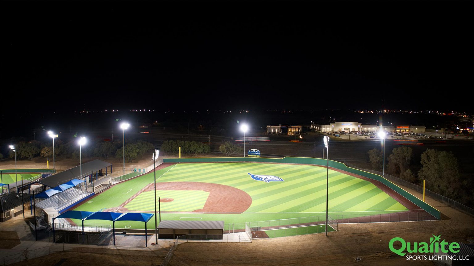 Weatherford ISD Baseball and Softball Field - Qualite Sports Lighting
